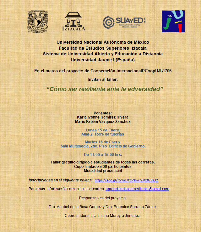 cartel – Psicología SUAyED